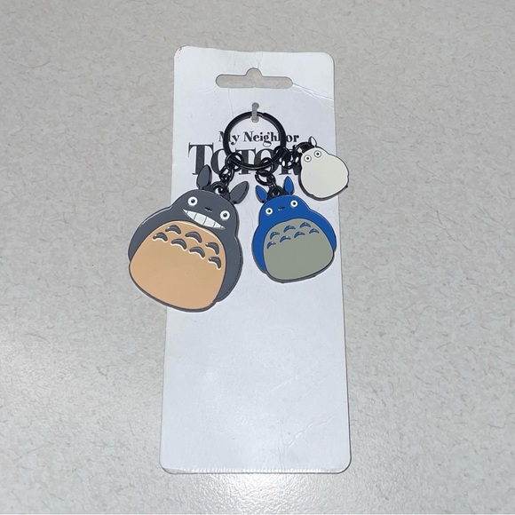 Bioworld | Accessories | My Neighbor Totoro Three Character Key Chain ...